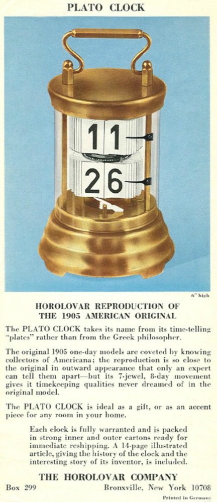 The Plato Clocks – HeroesofHorology.com